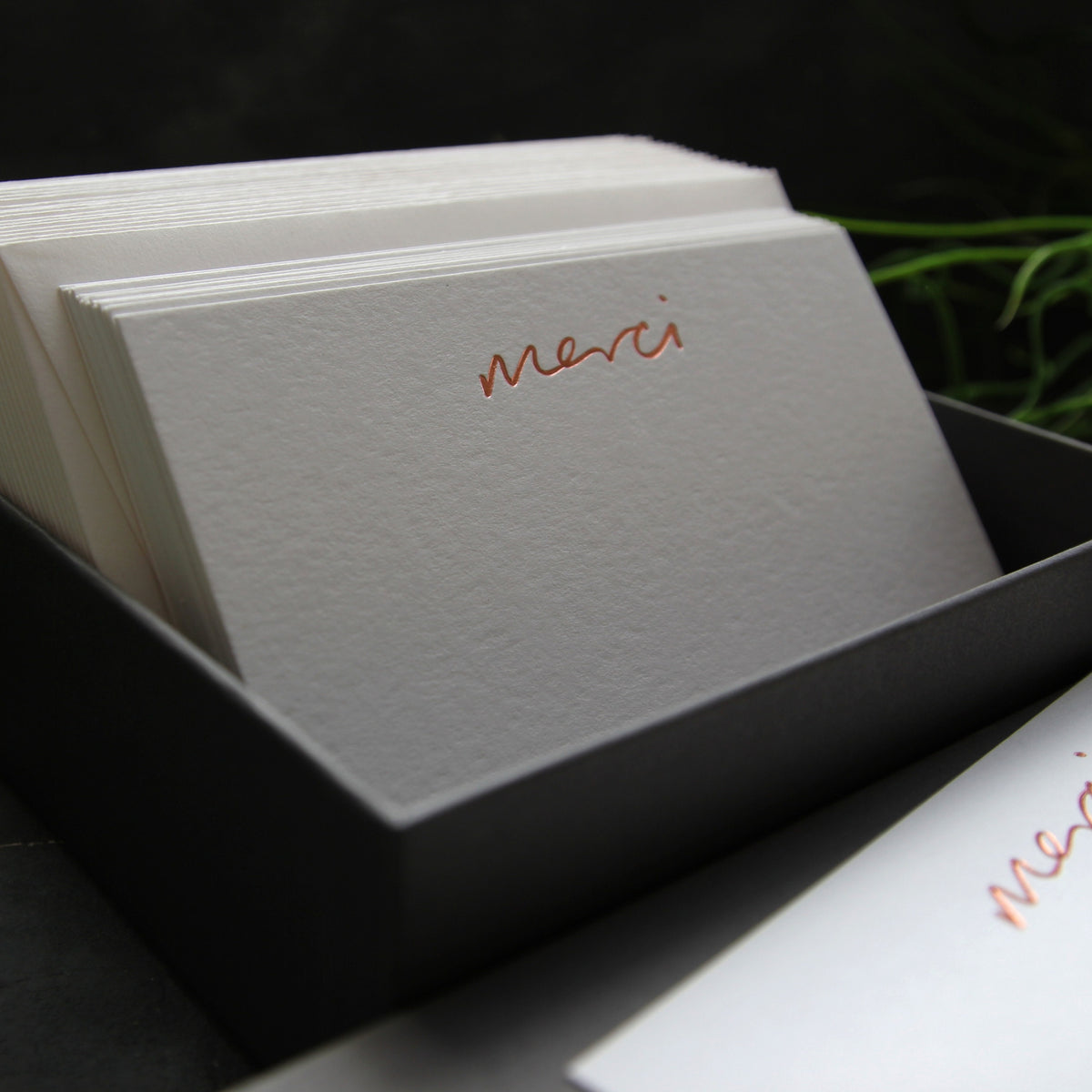 Merci - Hand Foiled Notecards – Text From A Friend