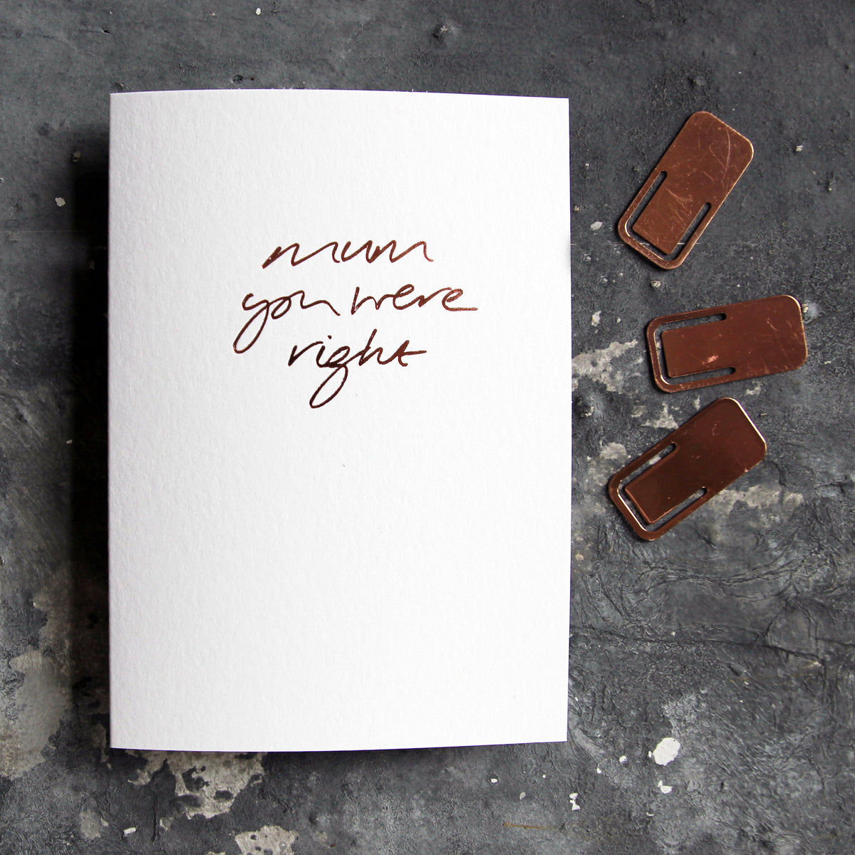 You're My Favourite Parent Card - Handmade Rose Gold Foil – Text From A ...