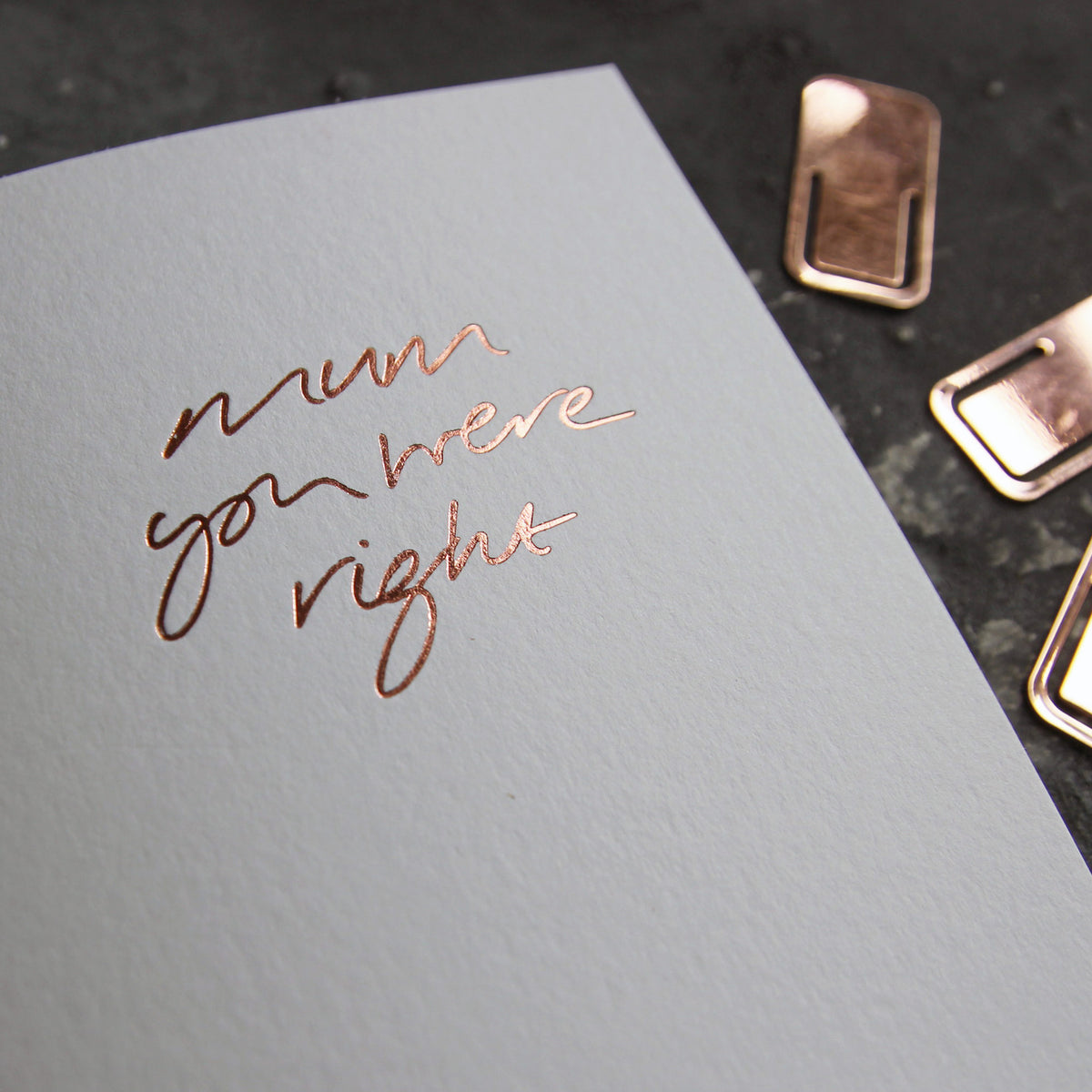 You're My Favourite Parent Card - Handmade Rose Gold Foil – Text From A ...